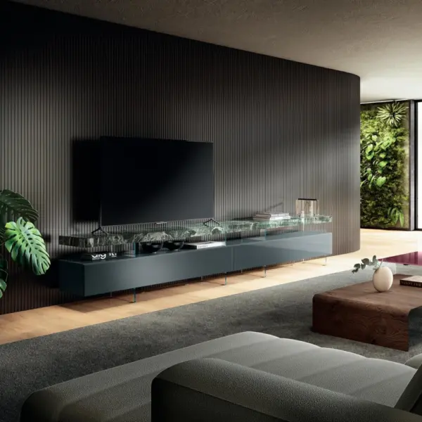 Lago Air TV media unit modern modular floating design cabinets